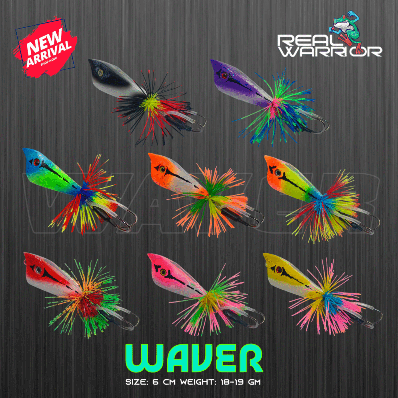 REAL WARRIOR WAVER HAND MADE FROG - Tacklekart